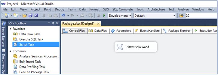 Creating Your First SQL Server Integration Services (SSIS) Project